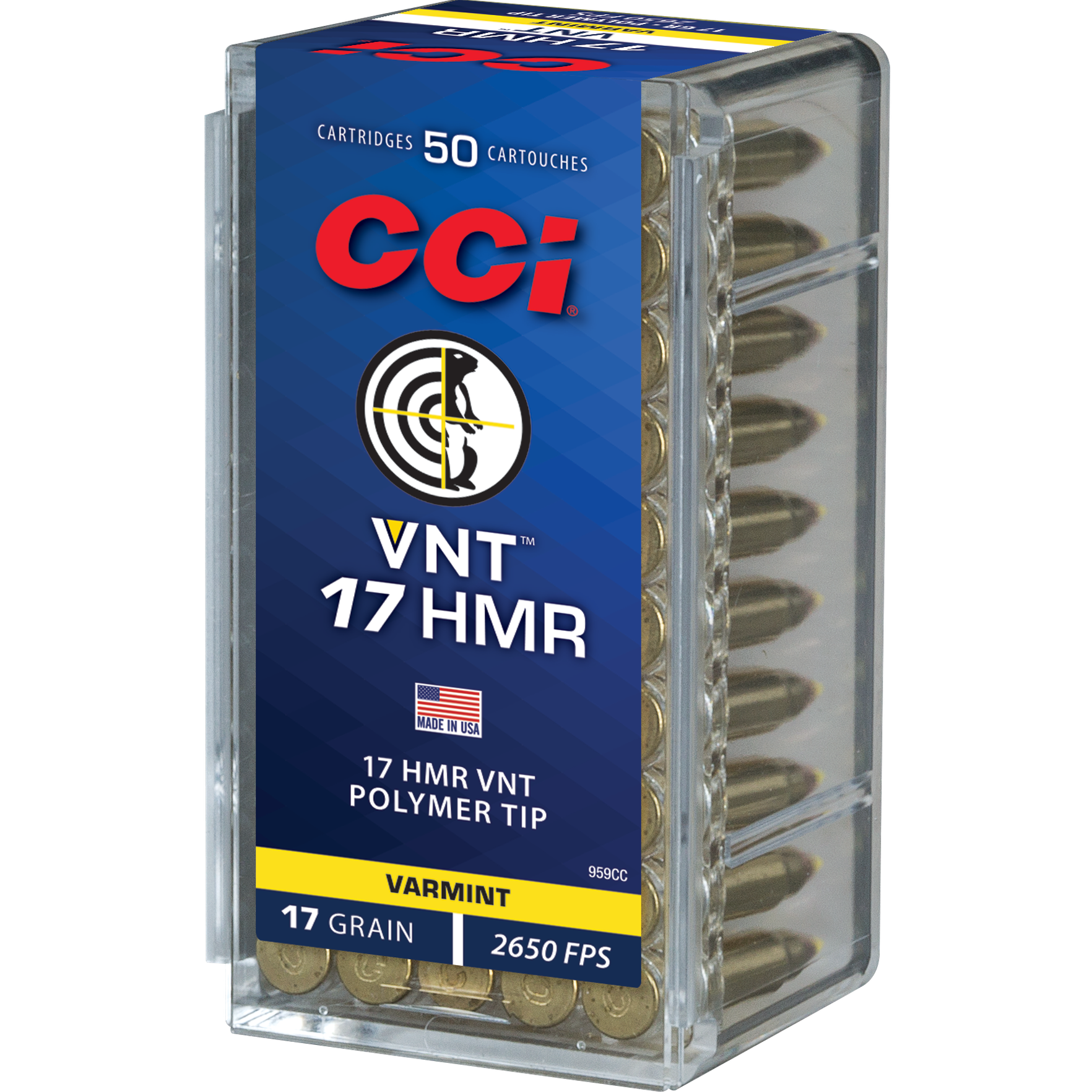 CCI VNT 17HMR 17gr Varmint Tipped Ammo | Long Range Accuracy – Express Ammo